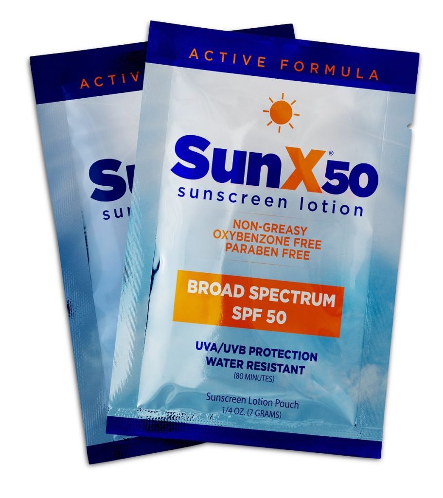 Bloqueador solar SunX sachet o cojín – proteccionX