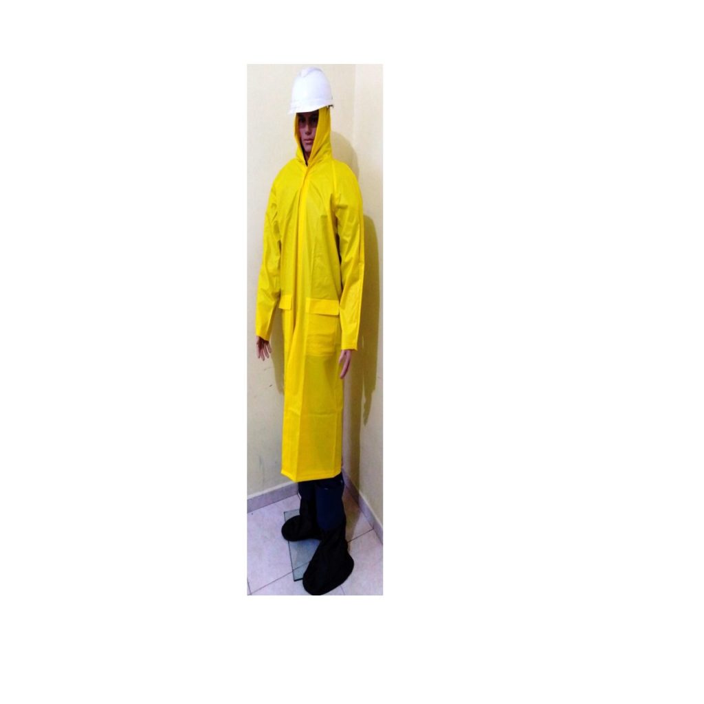 ABRIGO IMPERMEABLE CON CAPUCHA EN PVC CAL.16 – proteccionX